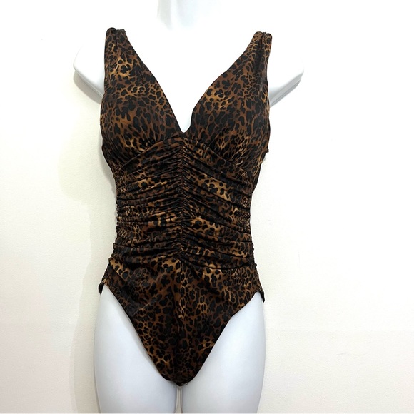 Swim | Leopard Print Bathing Suit Is In Like New Condition Size 1 ...